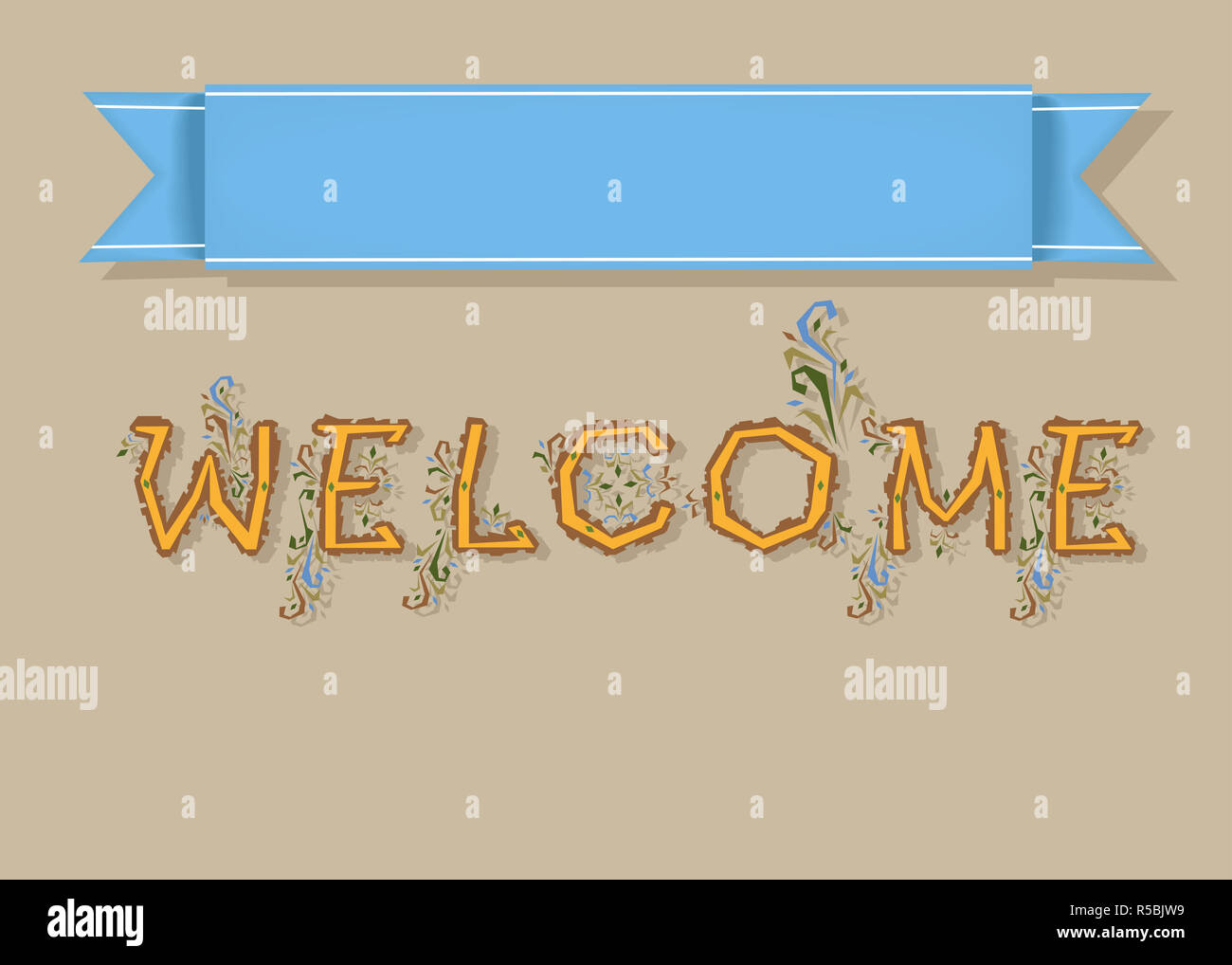 Welcome banner image hi-res stock photography and images - Alamy