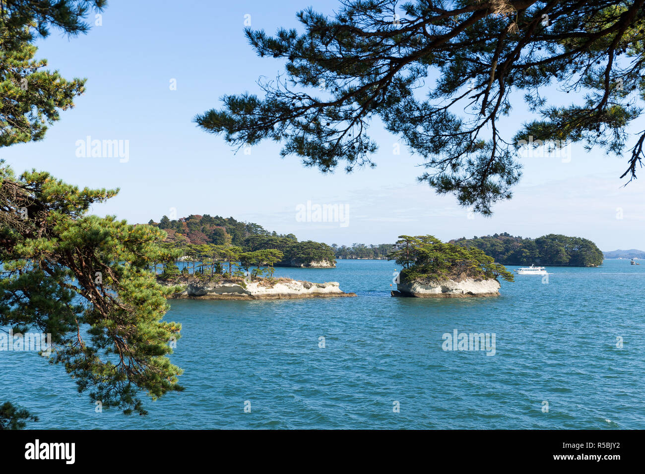 Scenery of the Matsushima bay Stock Photo - Alamy