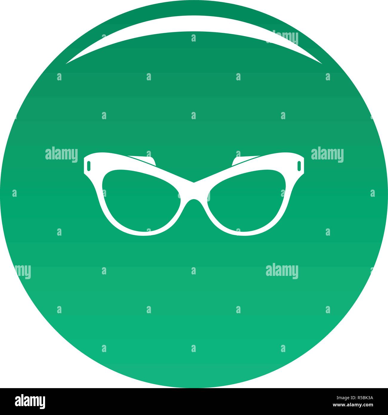 Man spectacles icon. Simple illustration of man spectacles vector icon ...
