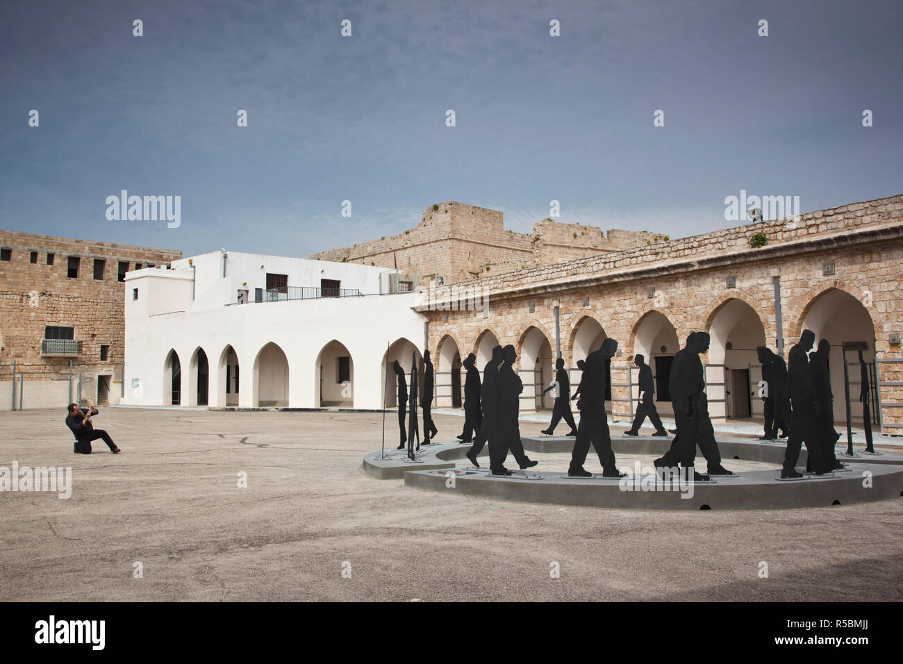 Israel, North Coast, Akko-Acre, ancient city, Akko Citadel, fortress ...