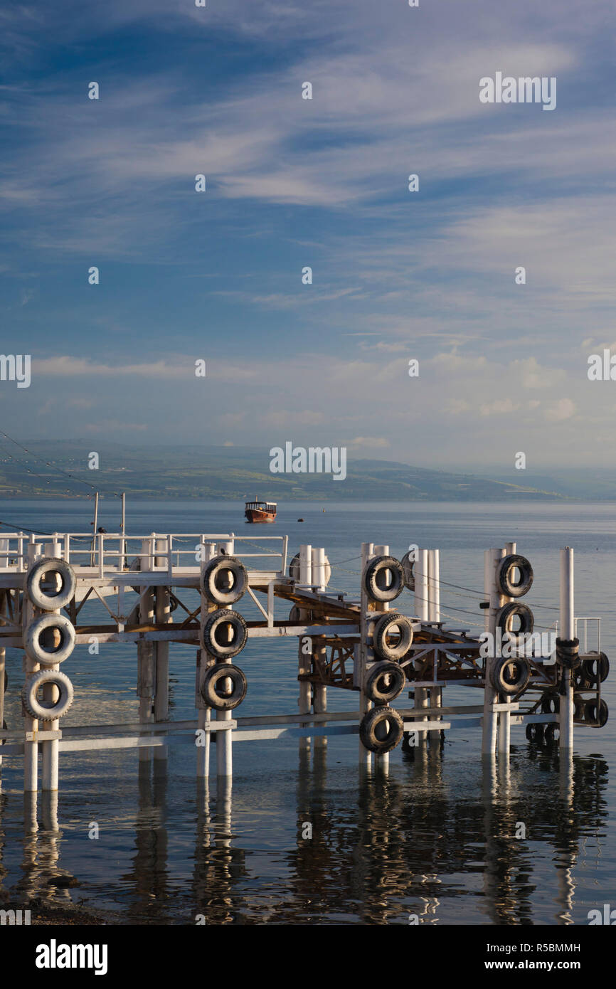 Israel, The Galilee, Tiberias, Sea of Galilee-Lake Tiberias waterfront ...