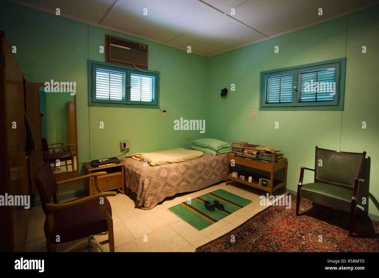 Israel, The Negev, Sde Boker, Ben-Gurion Desert Home, former home in desert kibbutz of first ...