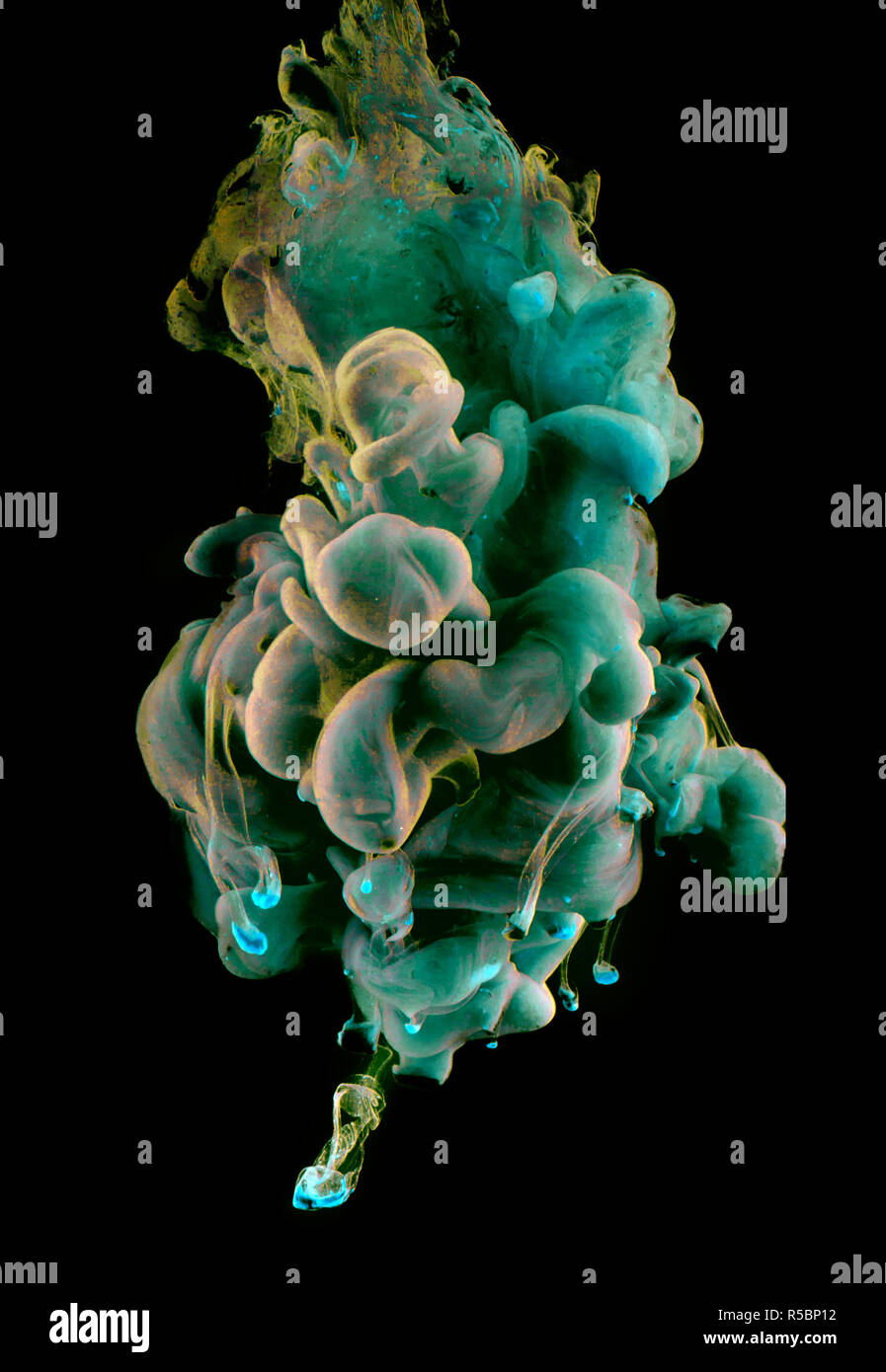 Ink in water Stock Photo - Alamy