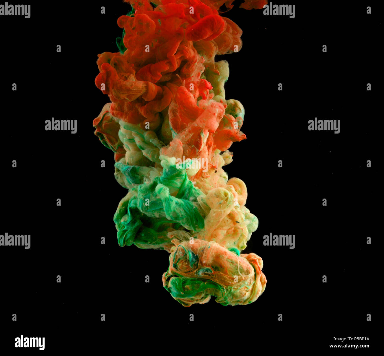 Ink in water Stock Photo - Alamy