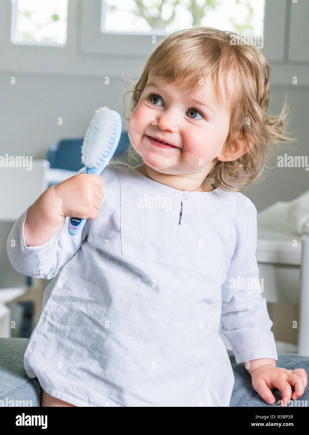 16-month-old baby girl Stock Photo - Alamy