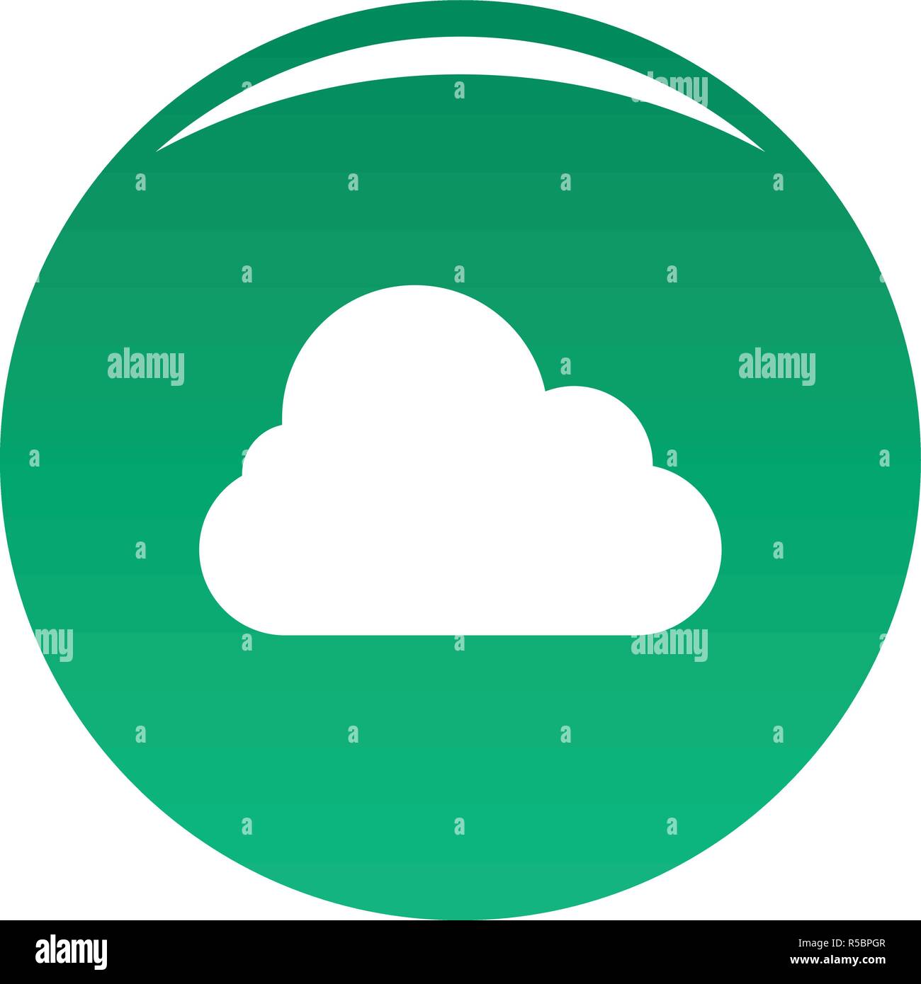 Stratus icon. Simple illustration of stratus vector icon for any design ...