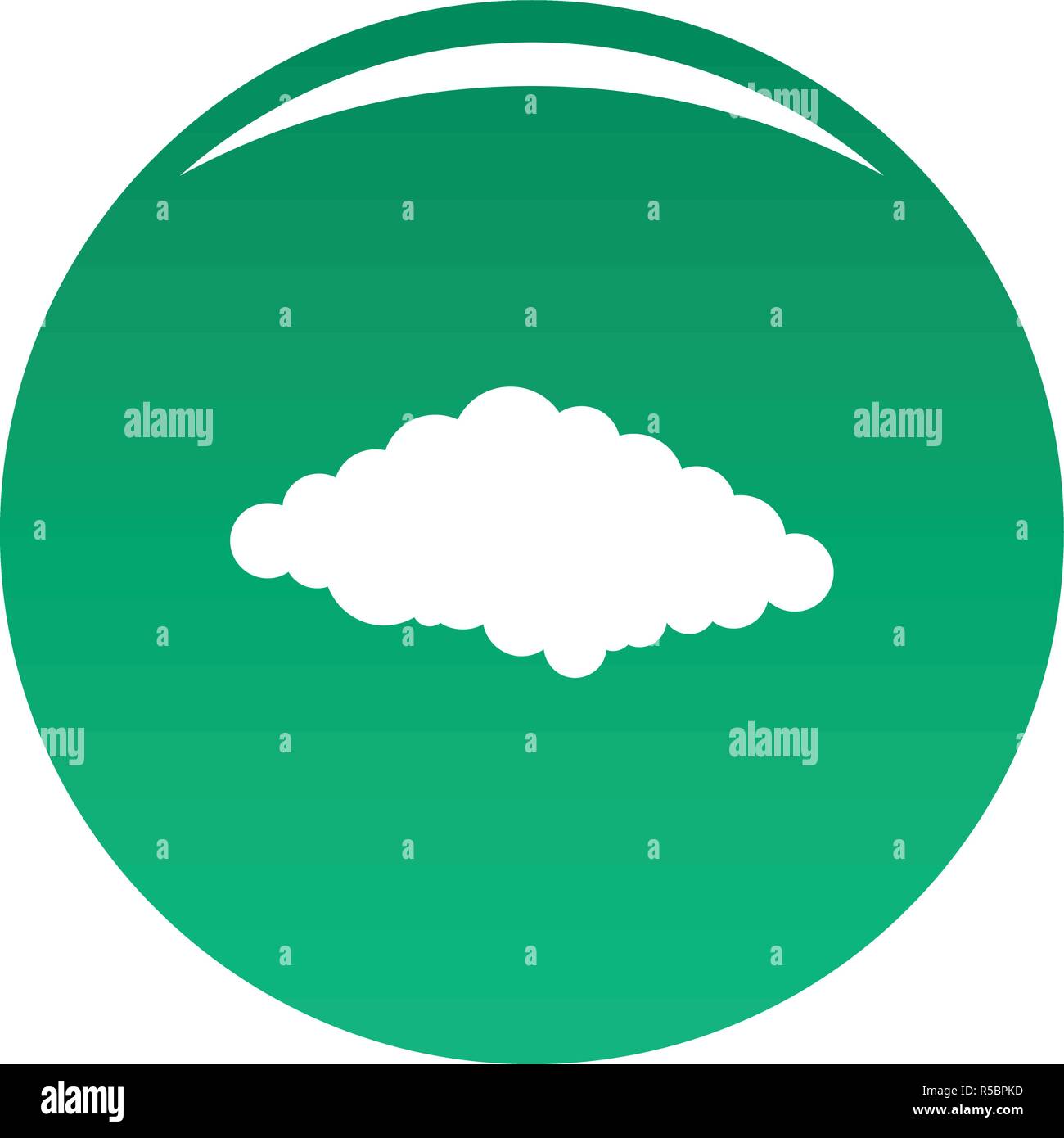 Cold icon. Simple illustration of cold vector icon for any design green ...