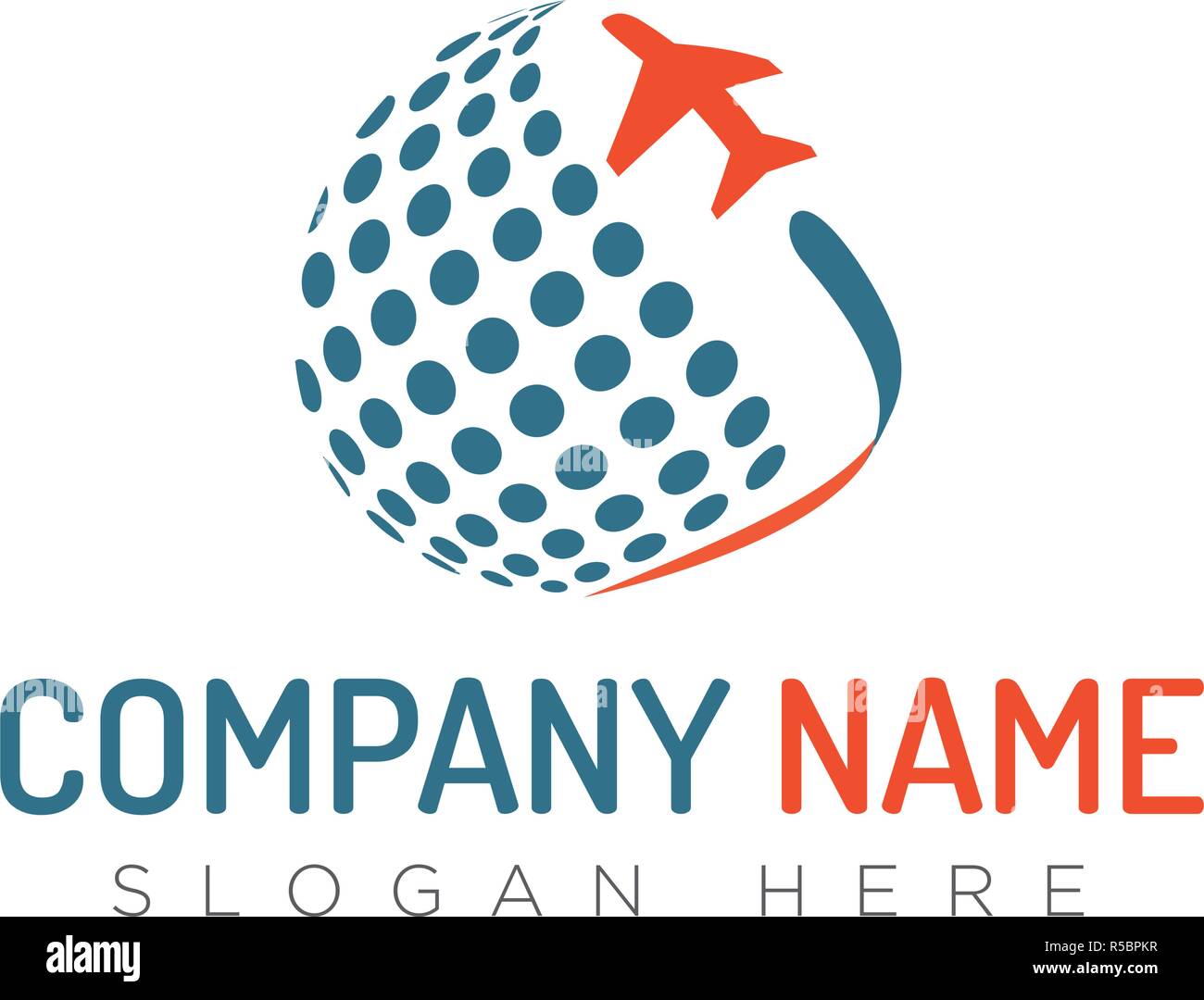 Travel agency vector logo template. Airplane plane logo icon vector ...