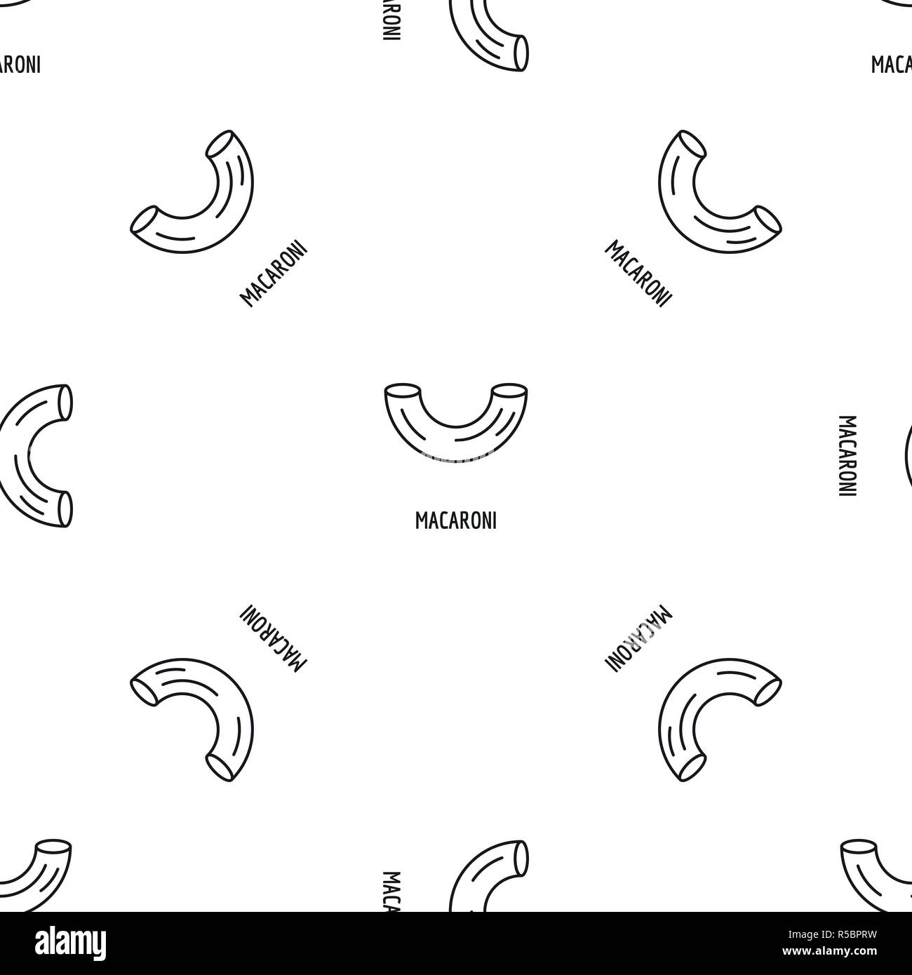 Chifferi pasta background Black and White Stock Photos & Images - Alamy