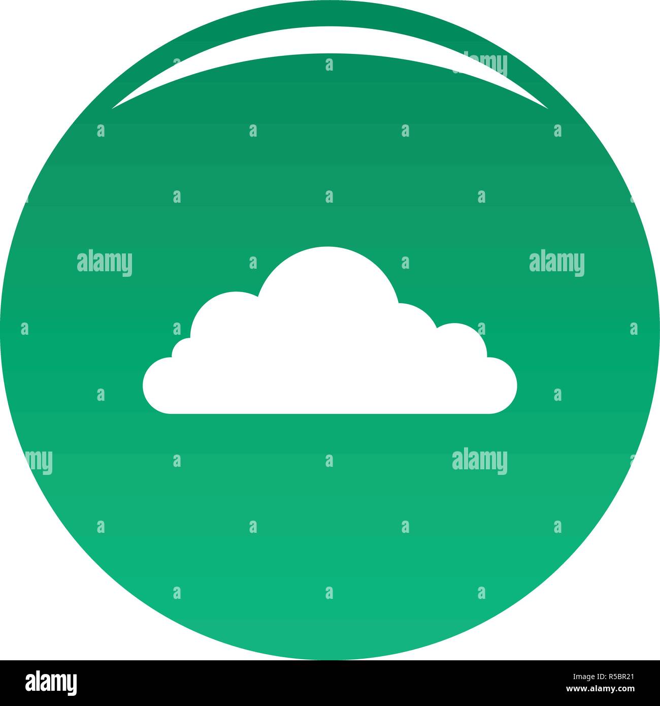 Cumulonimbus cloud icon. Simple illustration of cumulonimbus cloud ...