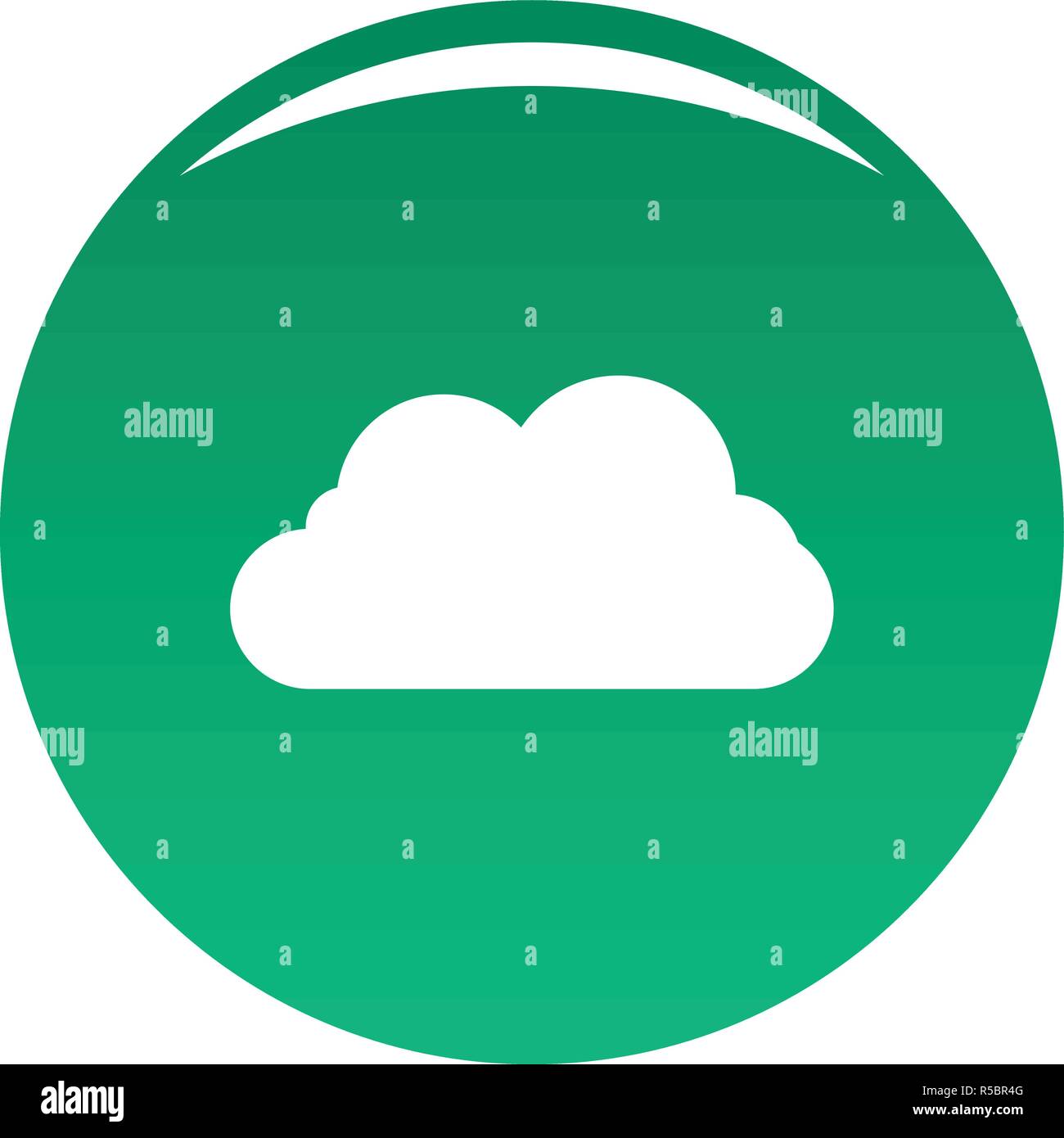 Flying cloud icon. Simple illustration of flying cloud vector icon for ...