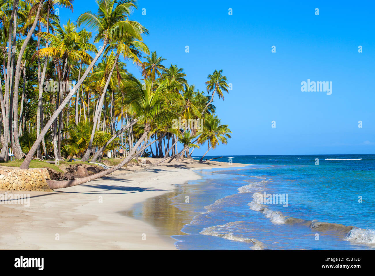 Dominican Republic, Samana Peninsula, Las Terrenas, Playa Bonita Stock ...