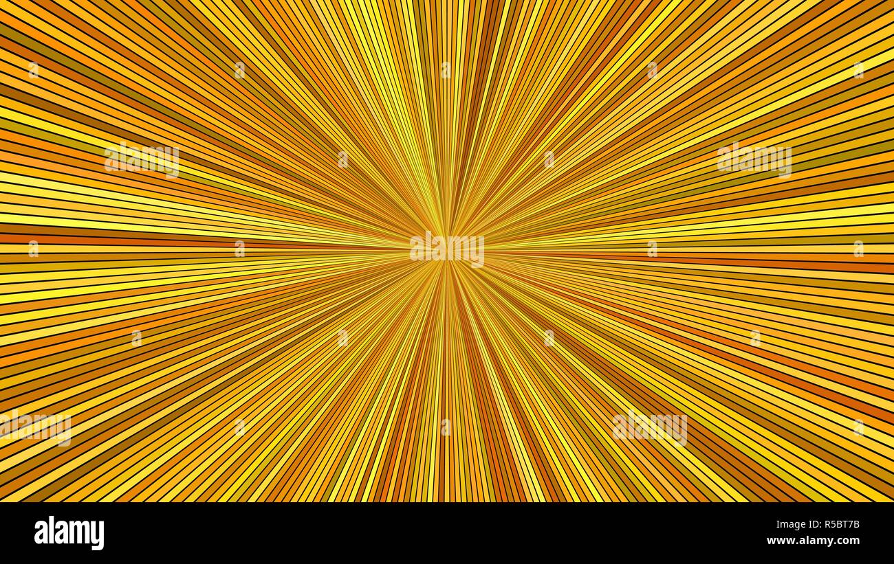 Orange psychedelic abstract ray burst stripe background - vector ...