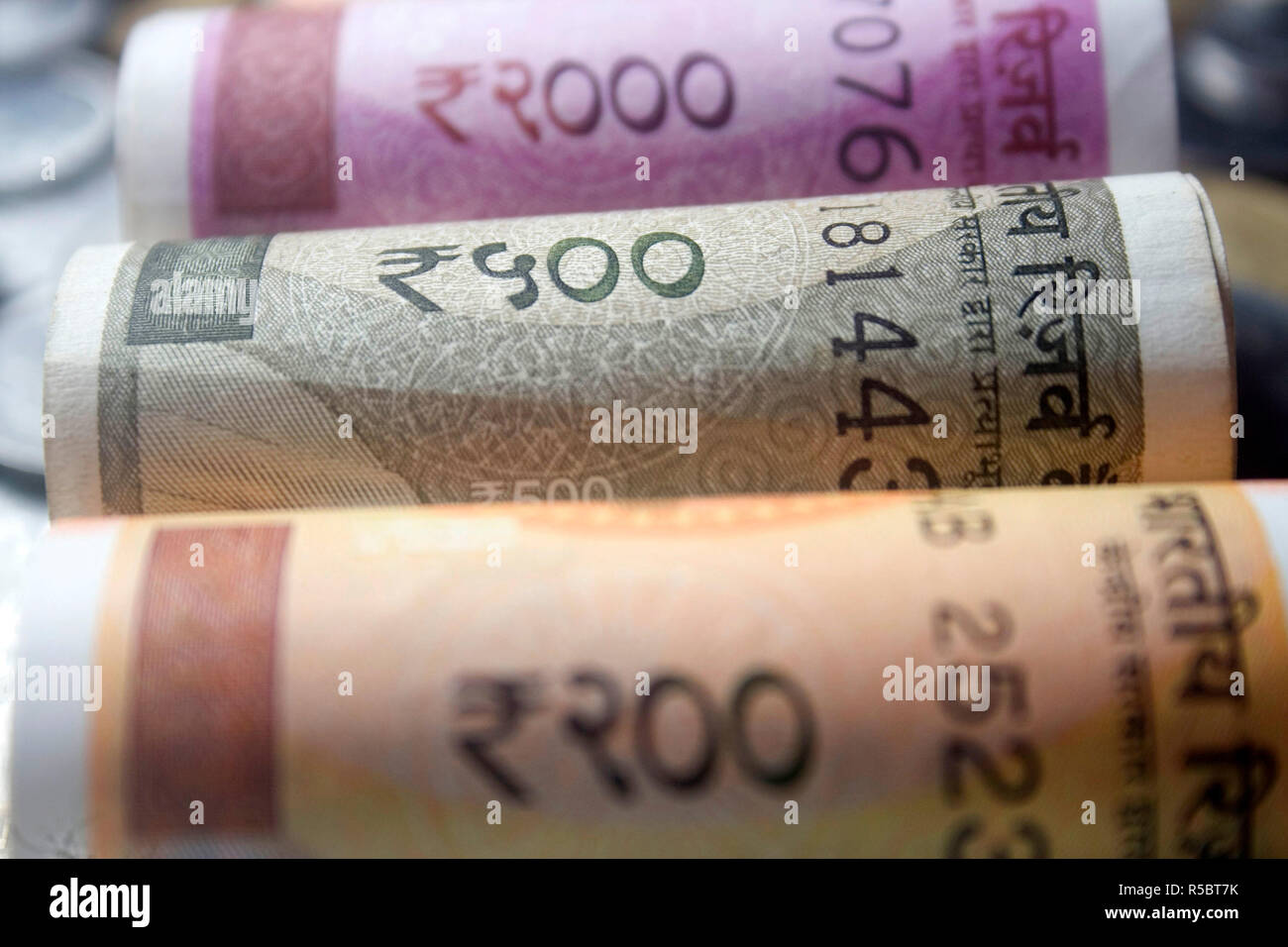 50 rupees banknote mahatma hi-res stock photography and images - Alamy