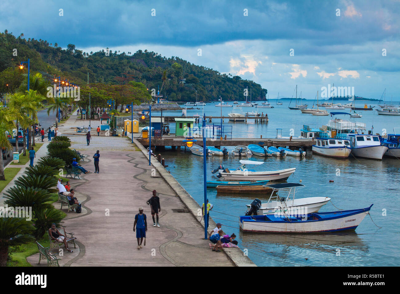 Dominican Republic, Eastern Peninsula De Samana, Samana, View of ...