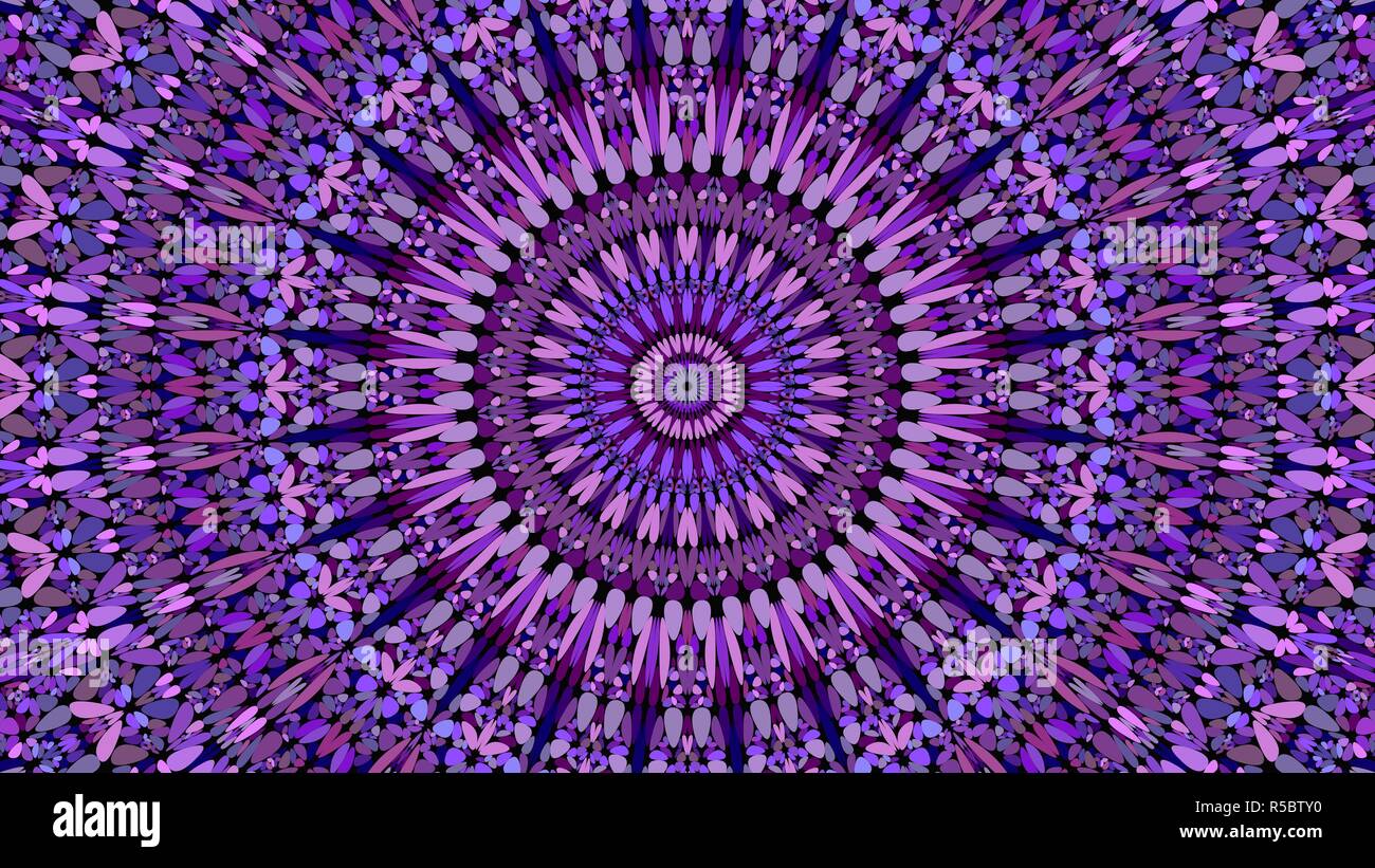 Purple floral ornate mandala pattern background design - abstract ...