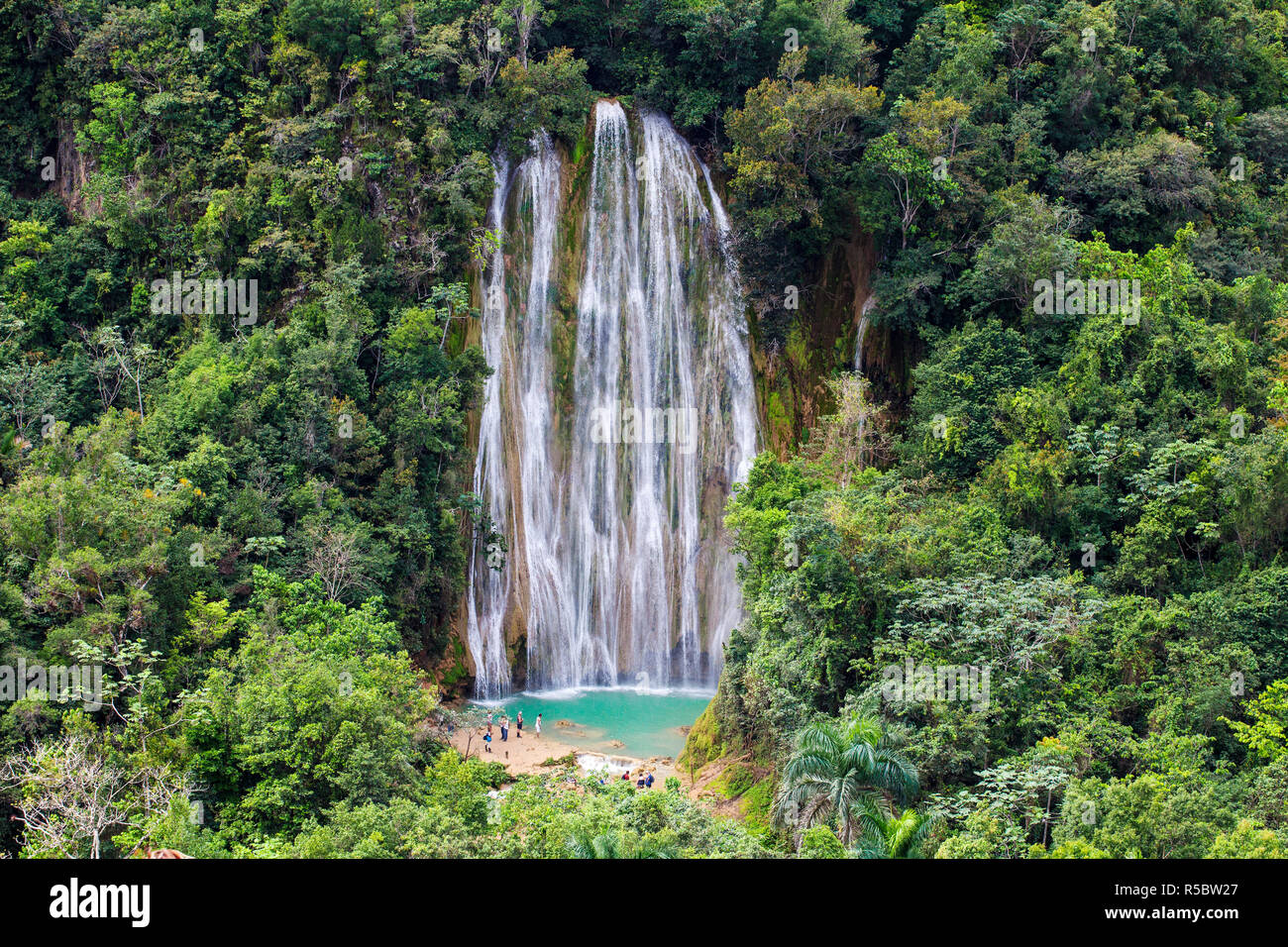 Dominican republic el salto del limon hi-res stock photography and ...