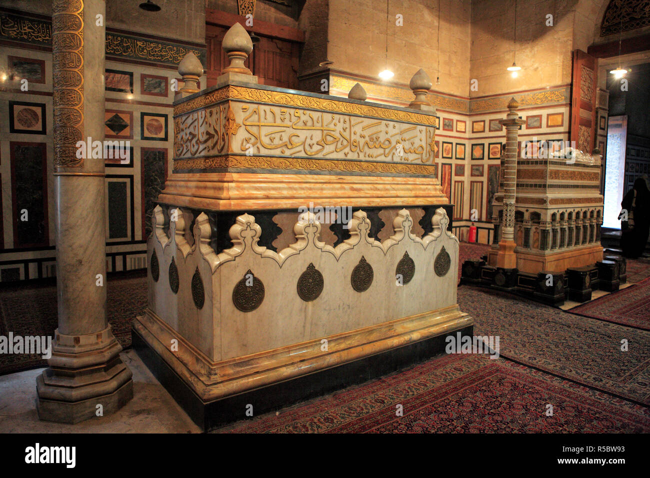 Interior of El Rifai mosque, Cairo, Egypt Stock Photo - Alamy