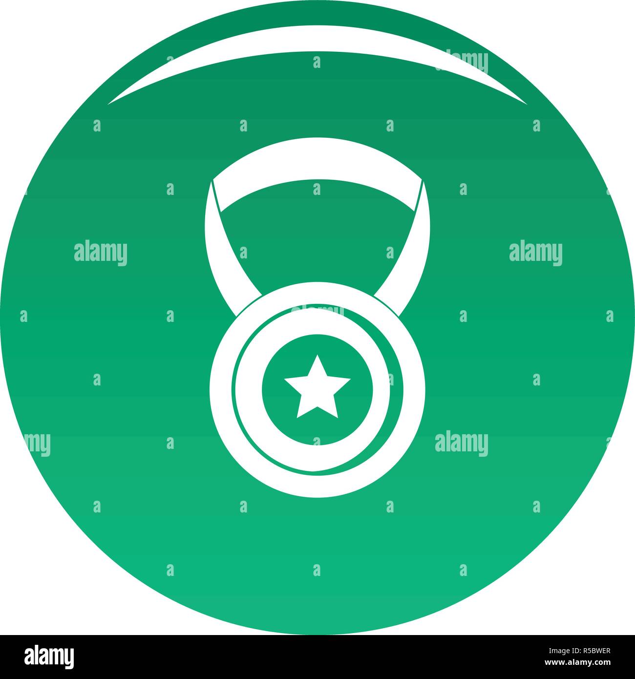 Medal icon. Simple illustration of medal vector icon for any any design ...