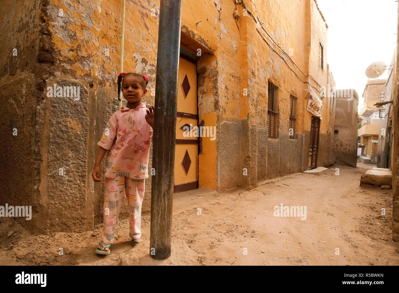 Egypt, Aswan, Elephantine Island, Local Children Stock Photo - Alamy