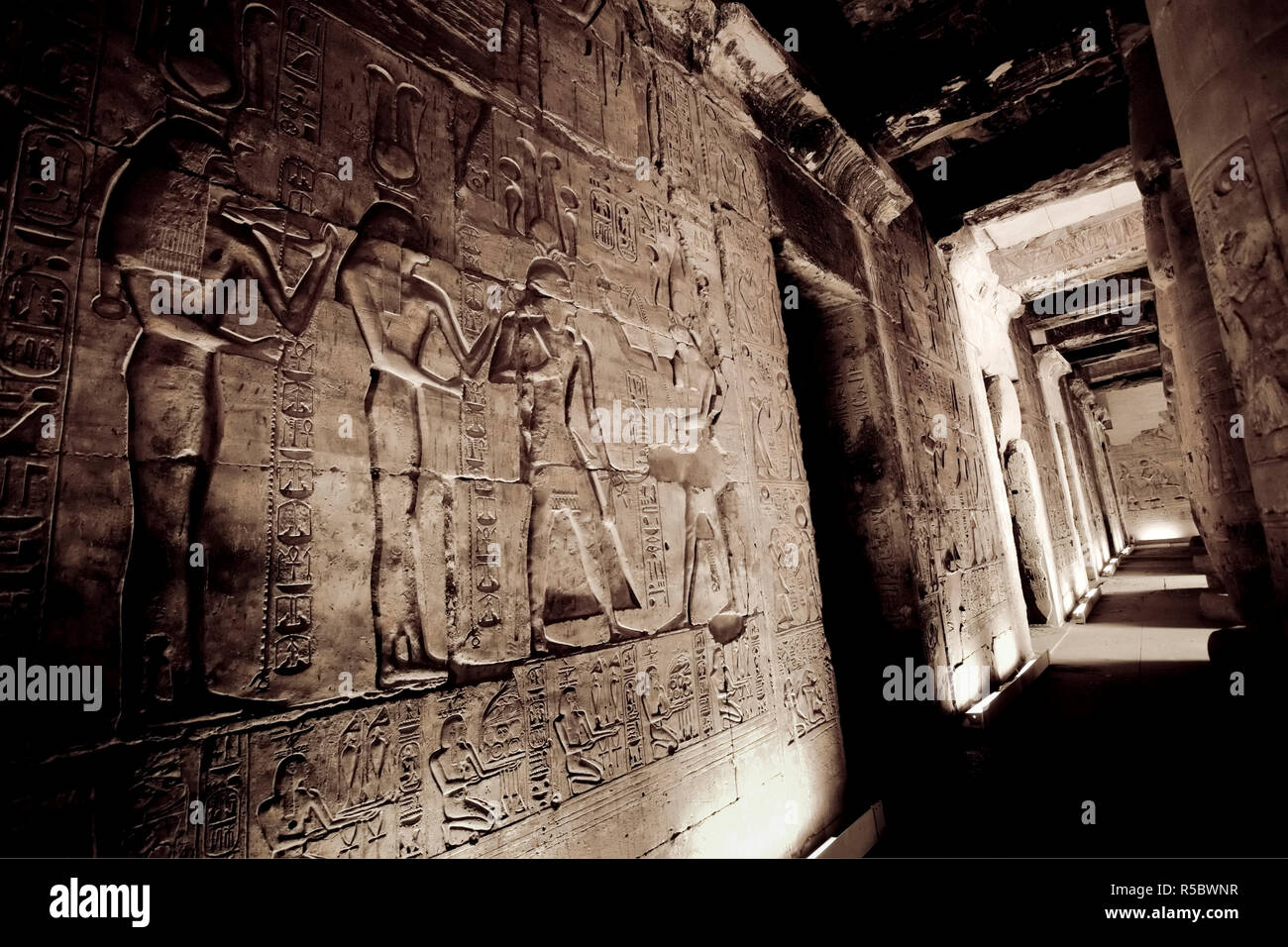 Egypt, Abydos, Temple of Seti I Stock Photo - Alamy