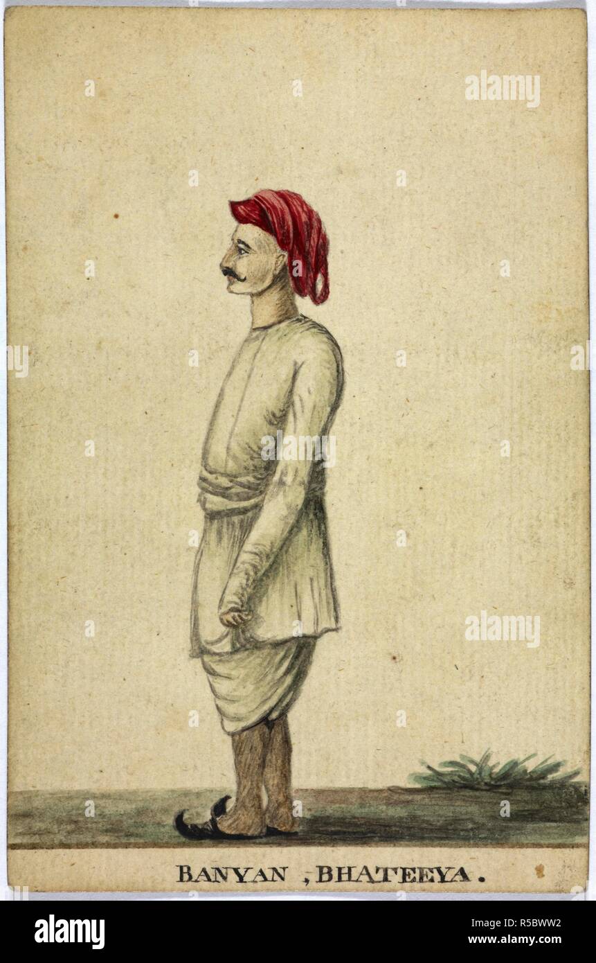 Banyan, Bhateeya. Bombay Views and Costume. 1810-11. India. Source: WD ...