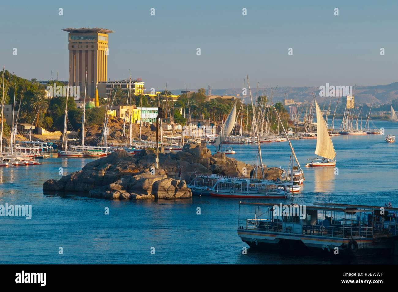 Egypt, Upper Egypt, Aswan, River Nile Stock Photo - Alamy
