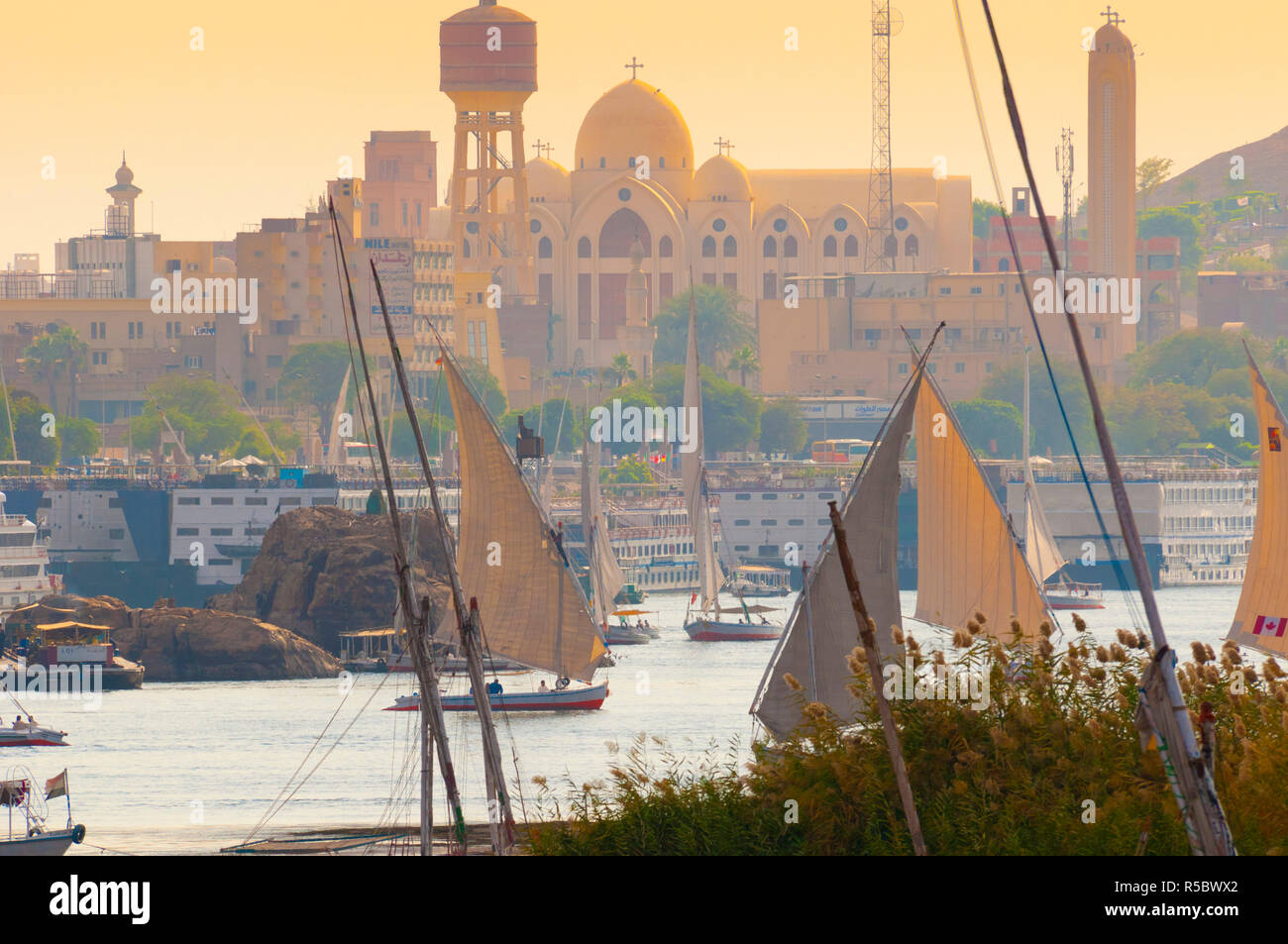 Egypt, Upper Egypt, Aswan, River Nile Stock Photo - Alamy