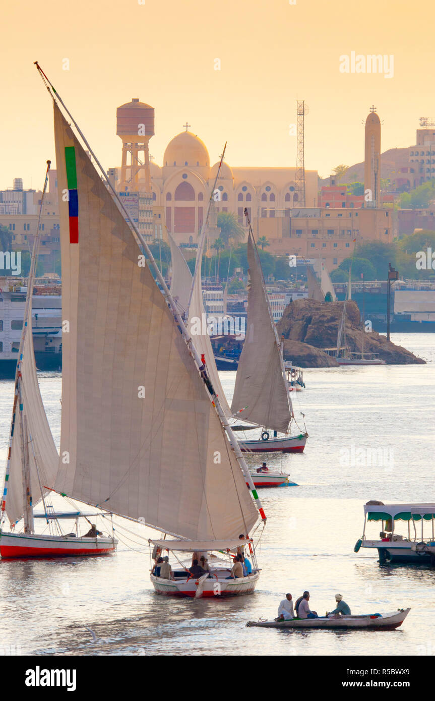 Egypt, Upper Egypt, Aswan, River Nile Stock Photo - Alamy