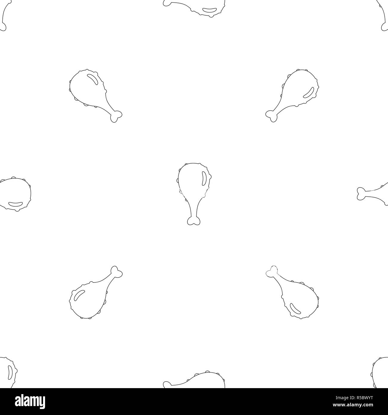 Meat pattern seamless vector repeat geometric for any web design Stock ...