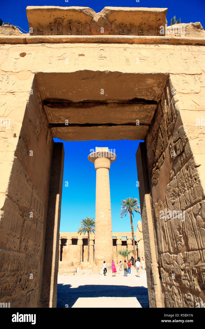 Amun-Re temple, Karnak, Egypt Stock Photo - Alamy