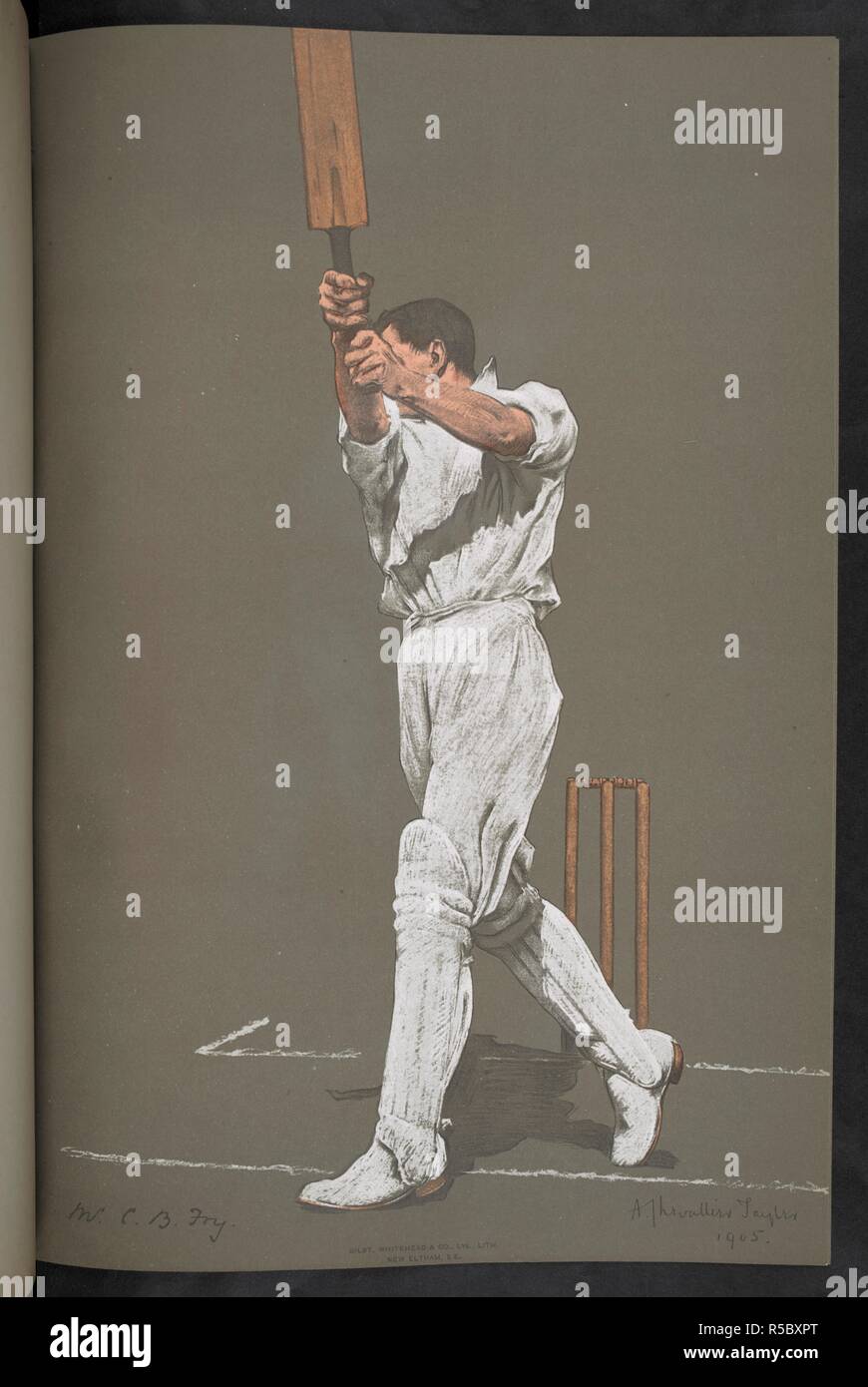 But it is for cricket that he is best remembered hi-res stock ...