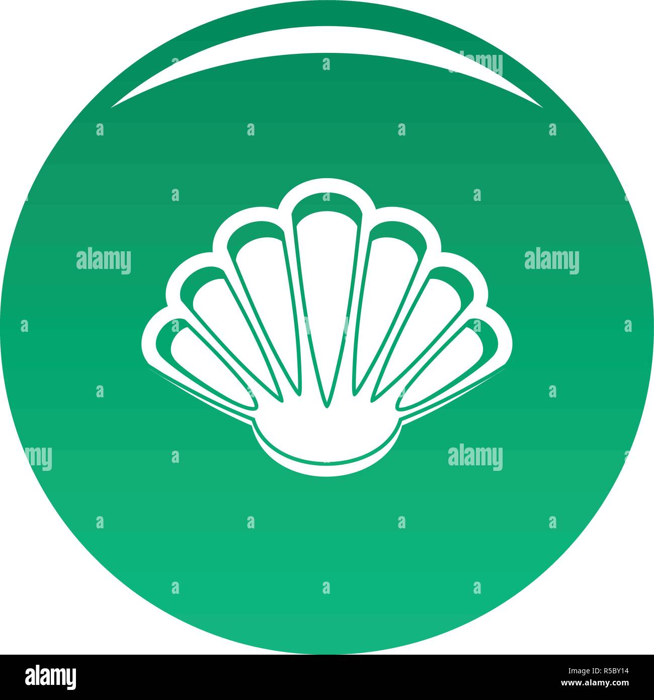 Nice shell icon. Simple illustration of nice shell vector icon for any ...