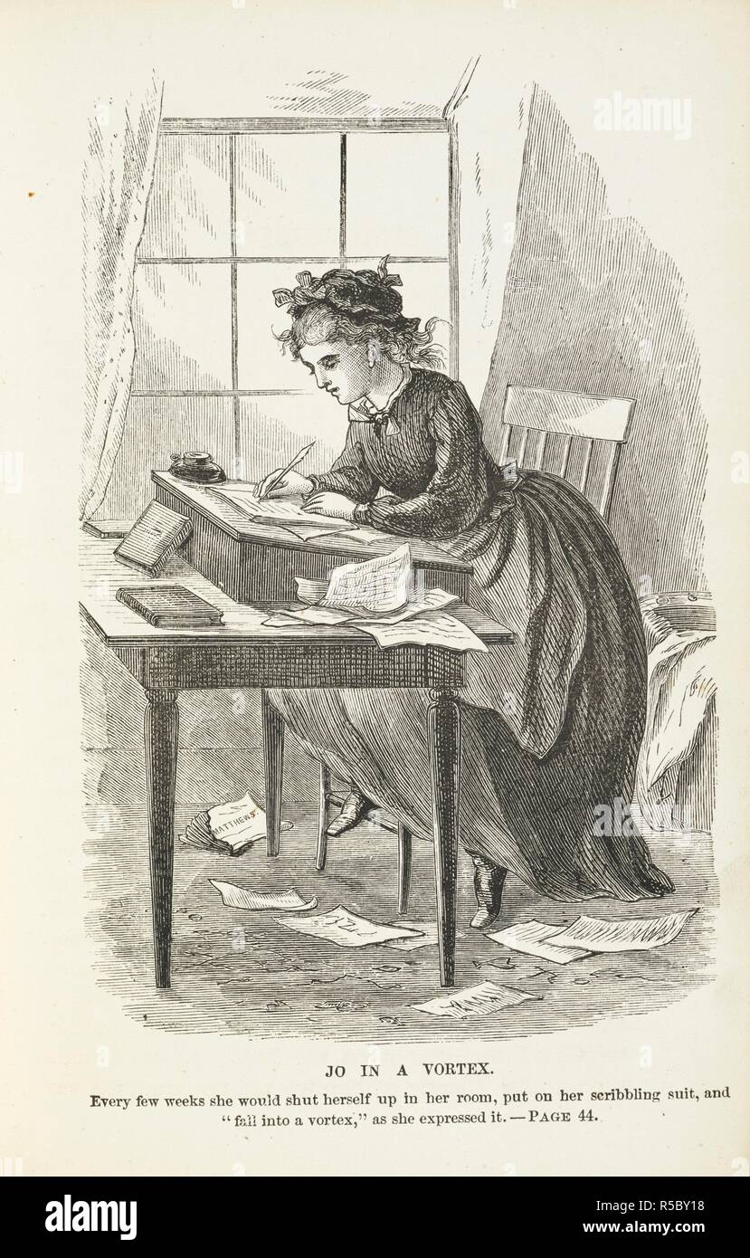 Writing desk woman 19th century hi-res stock photography and images - Alamy