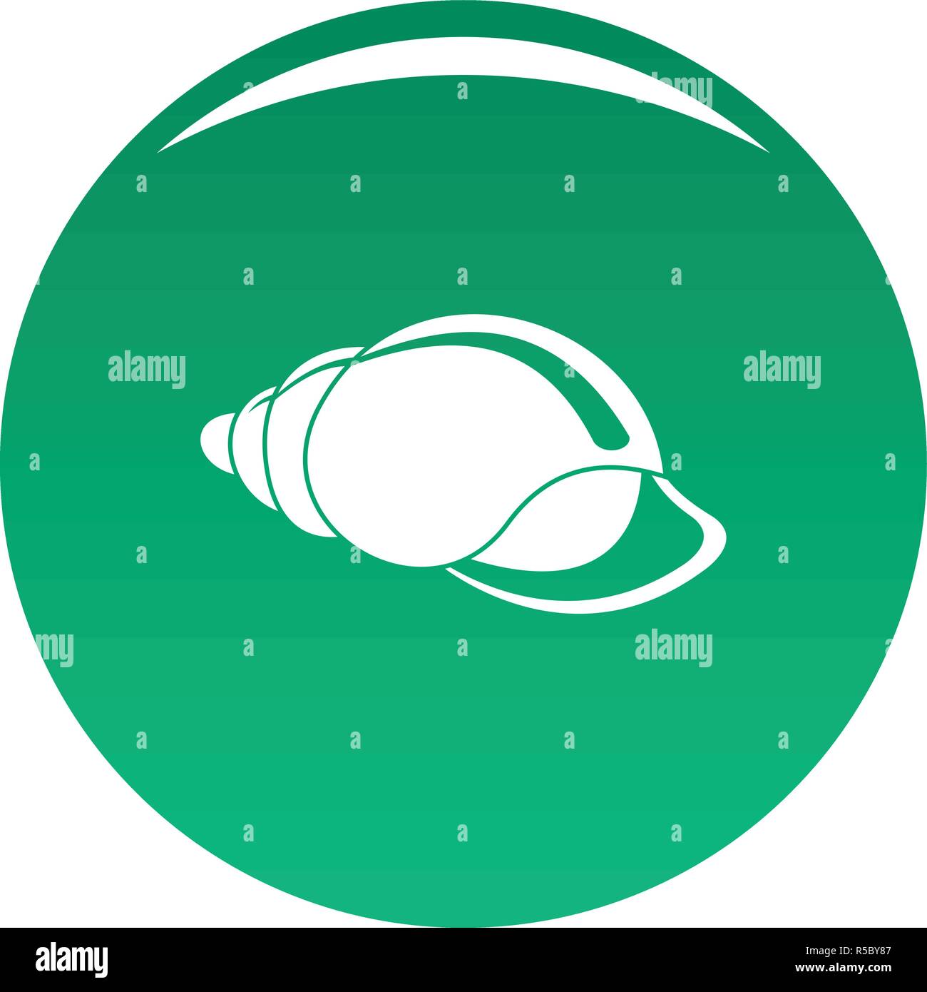 Small shell icon. Simple illustration of small shell vector icon for ...