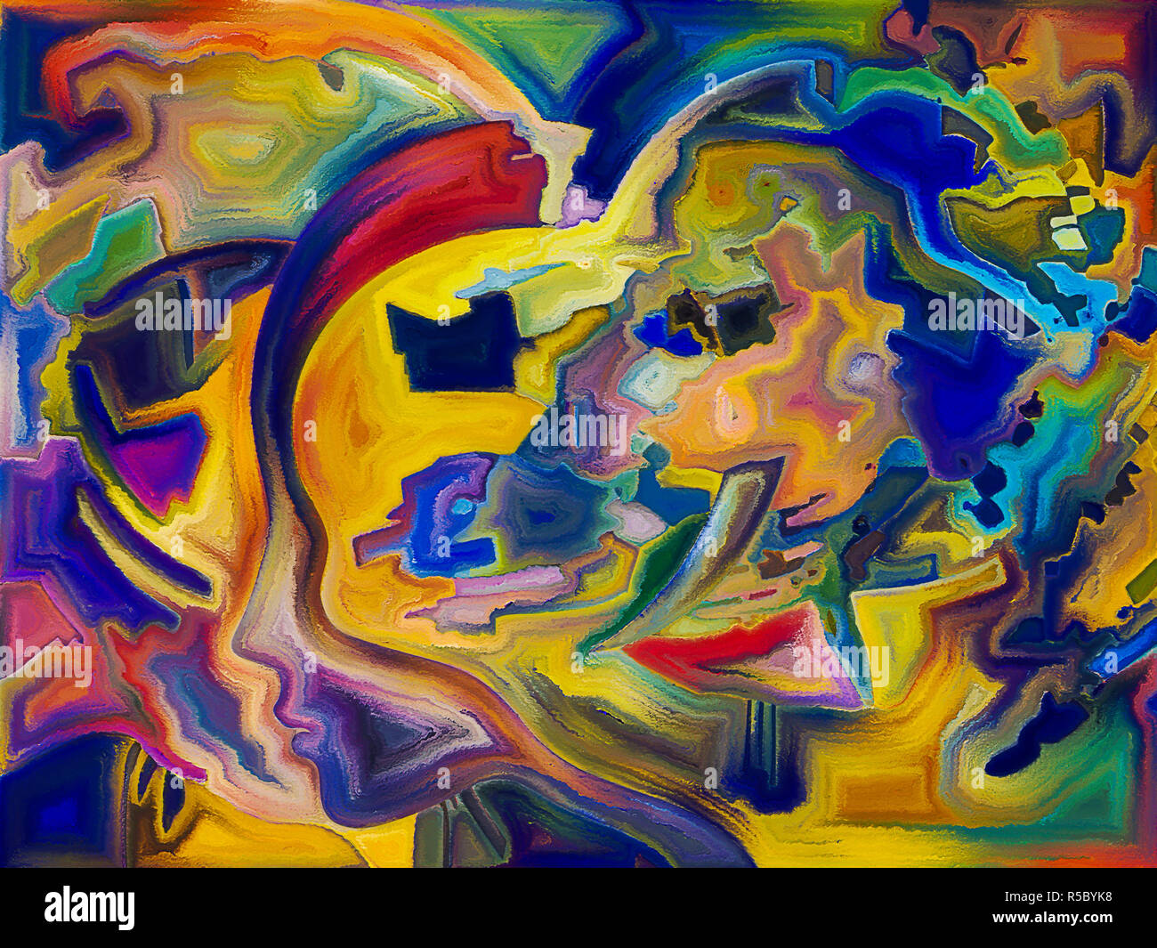 Energy of Multiplicity Stock Photo - Alamy