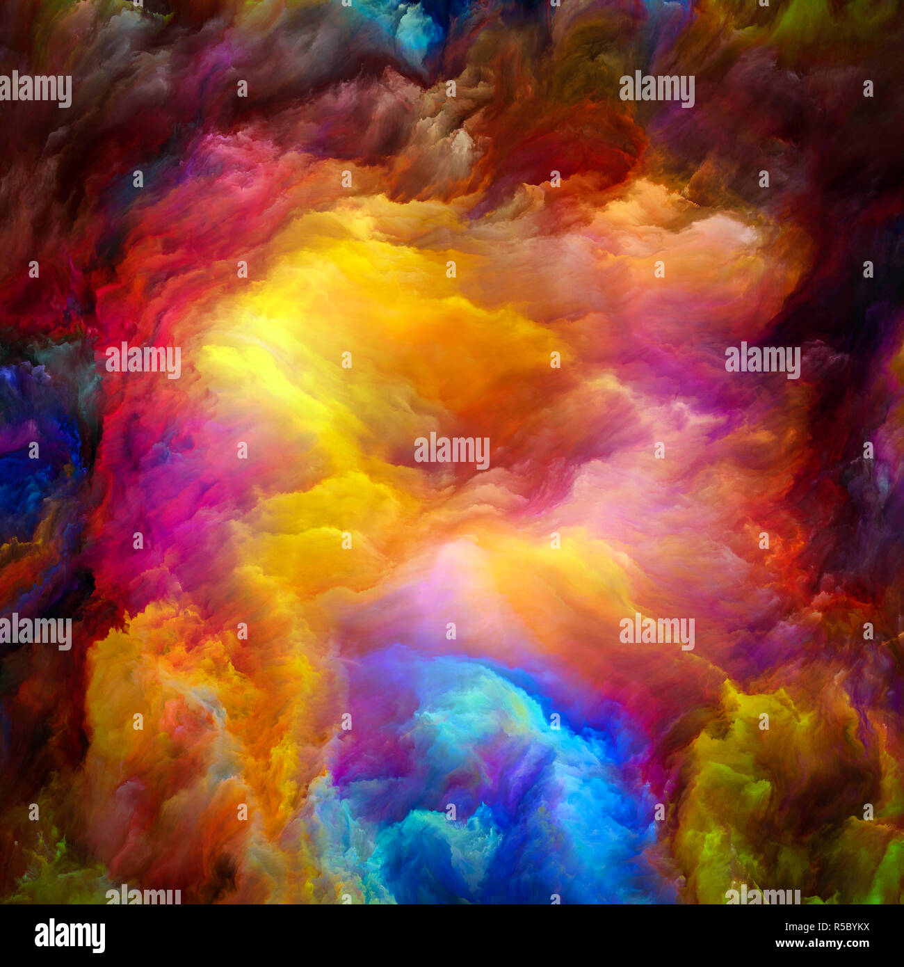 Fractal colors hi-res stock photography and images - Alamy