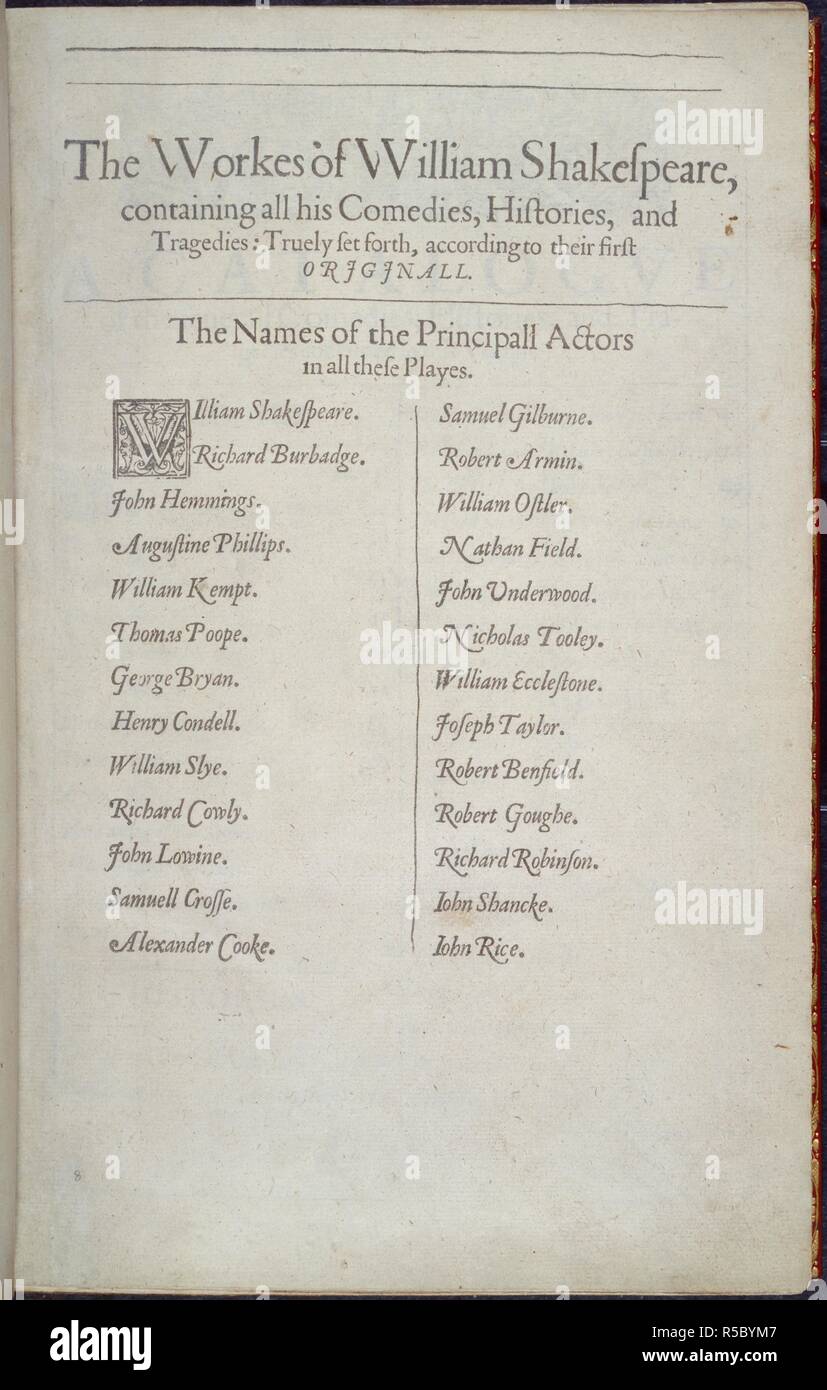 Actors elizabethan hi-res stock photography and images - Alamy