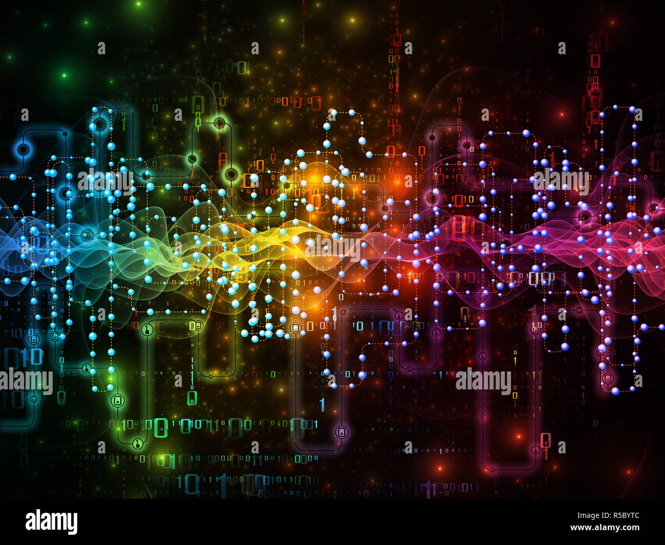 Propagation of Data Transfers Stock Photo - Alamy