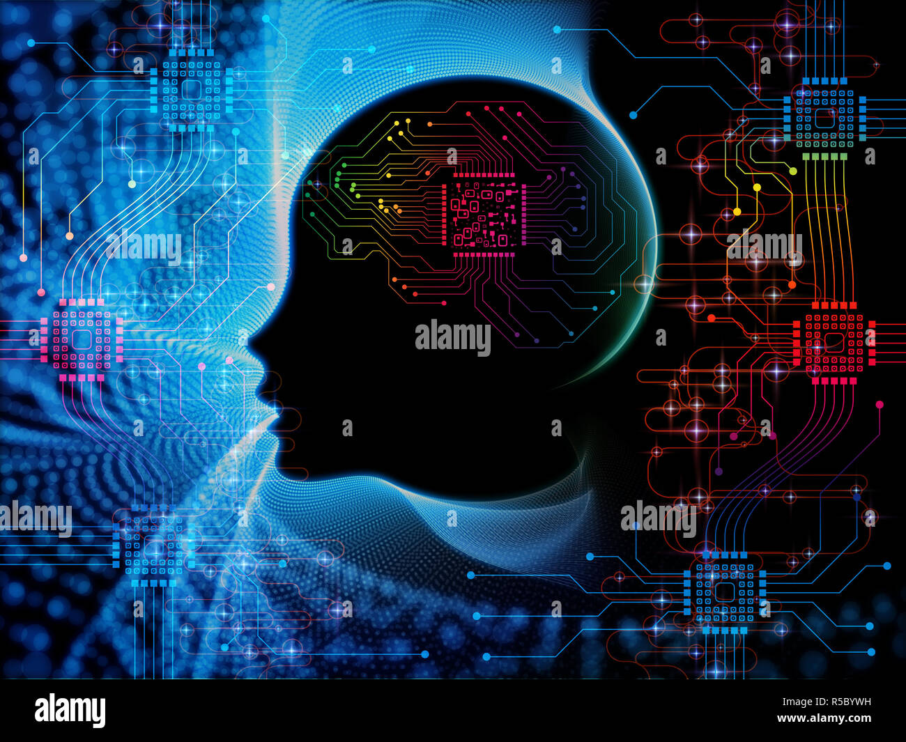Elements of Machine Consciousness Stock Photo - Alamy