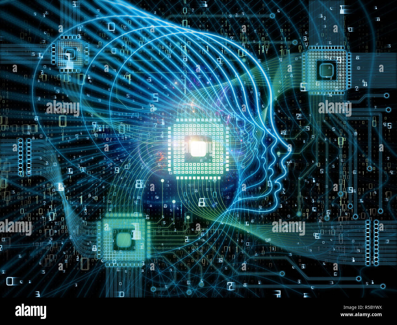 Inner Life of Machine Consciousness Stock Photo - Alamy
