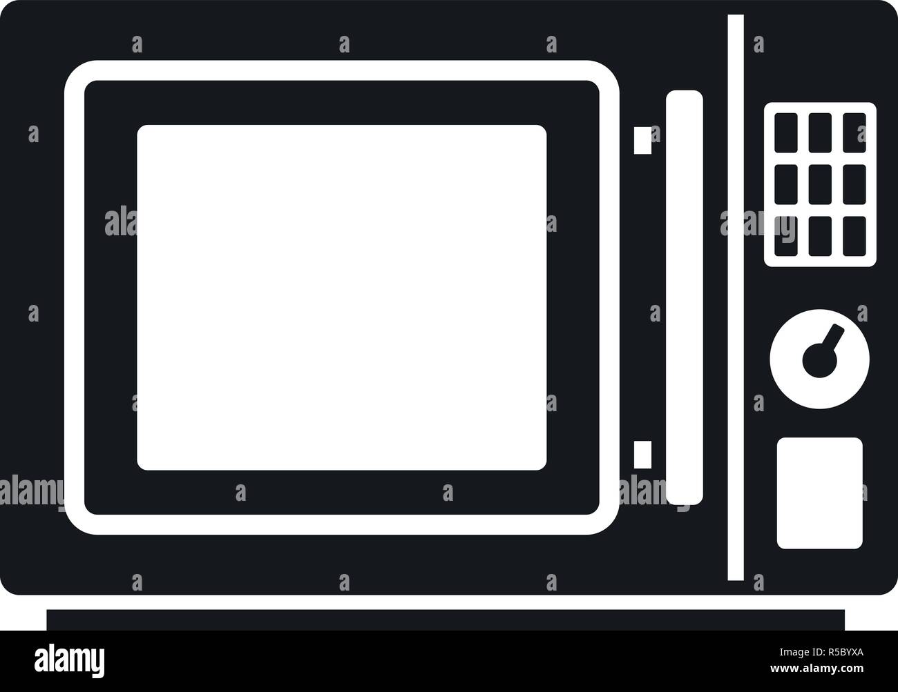 Microwave icon. Simple illustration of microwave vector icon for web ...