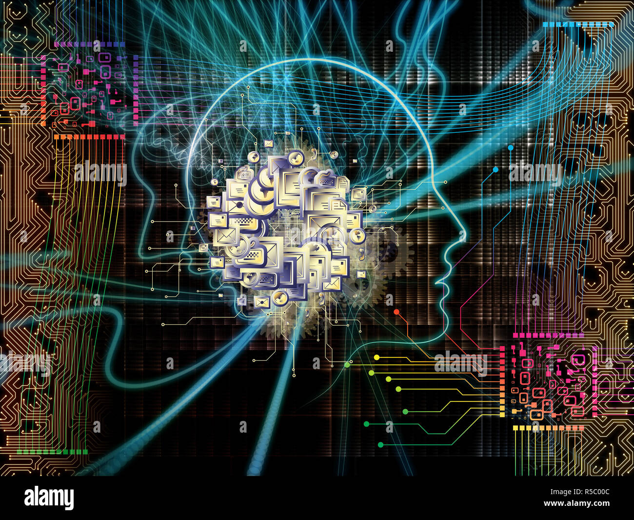Emergence of Machine Consciousness Stock Photo - Alamy