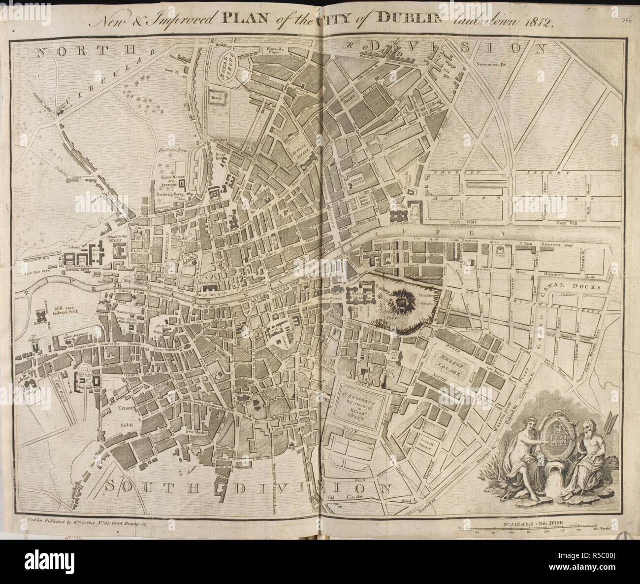 Plan of the city of Dublin. New & improved plan of the city of Dublin ...