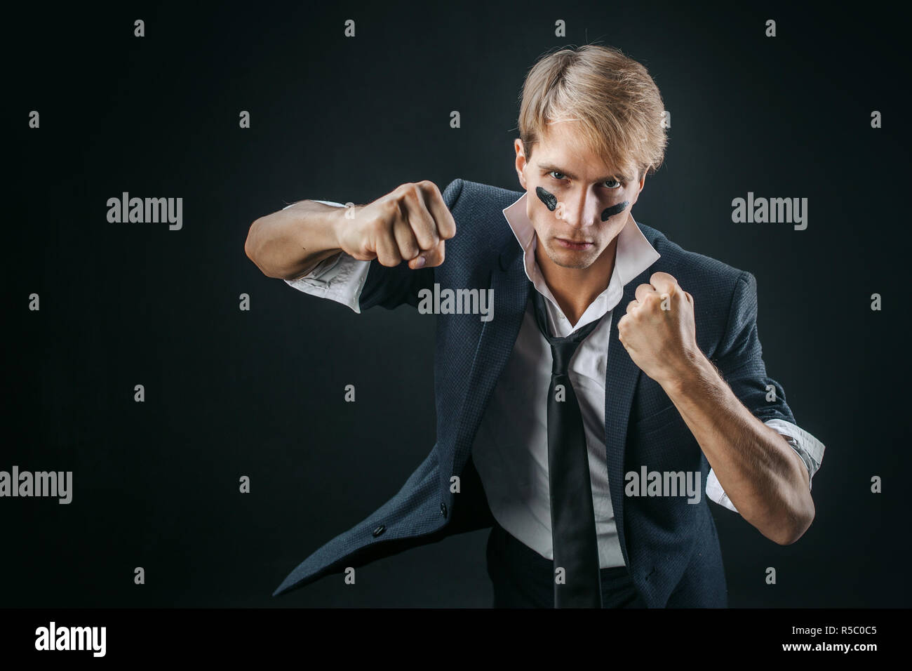 War paint face hi-res stock photography and images - Alamy