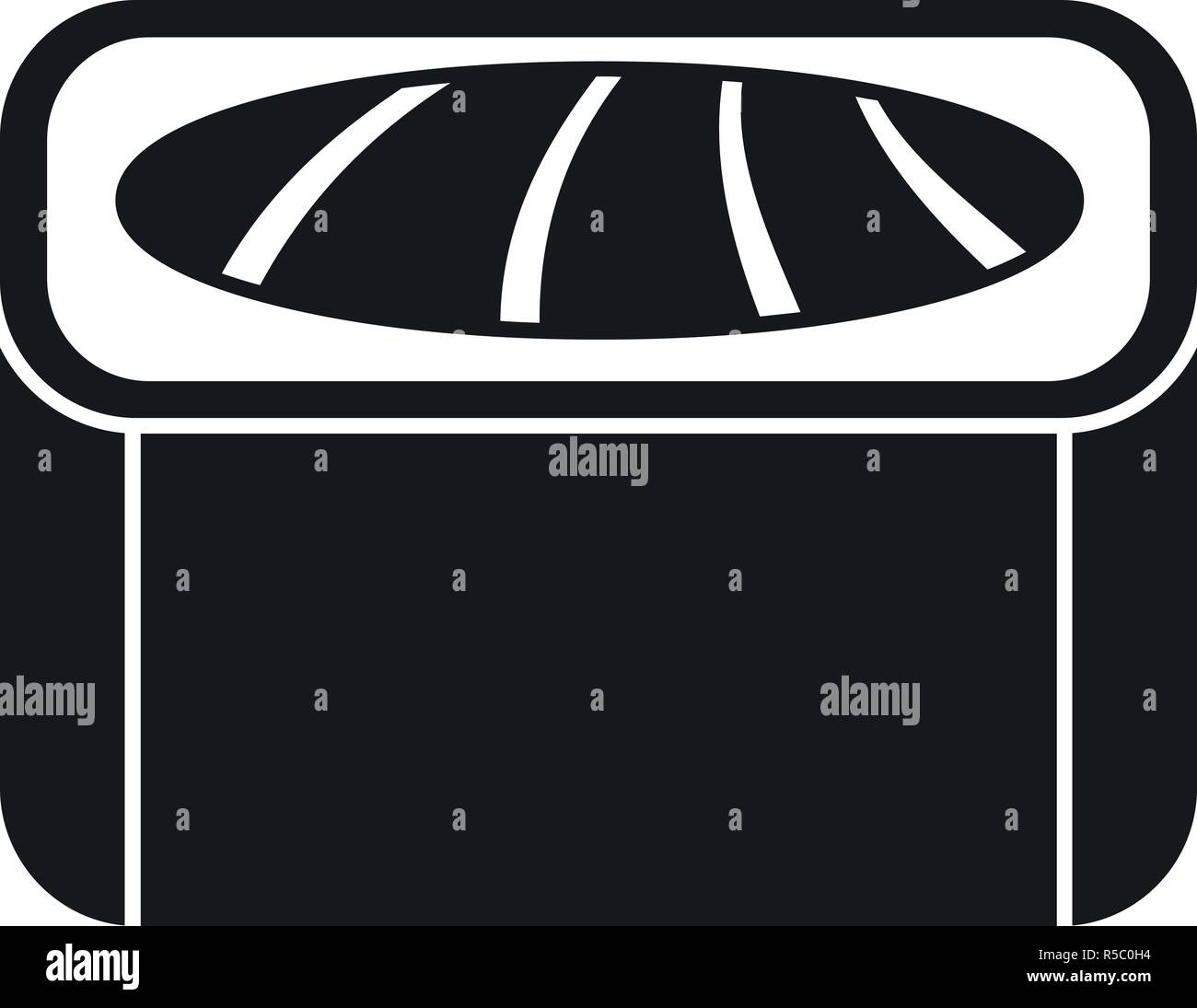 Maguro sushi roll icon. Simple illustration of maguro sushi roll vector ...