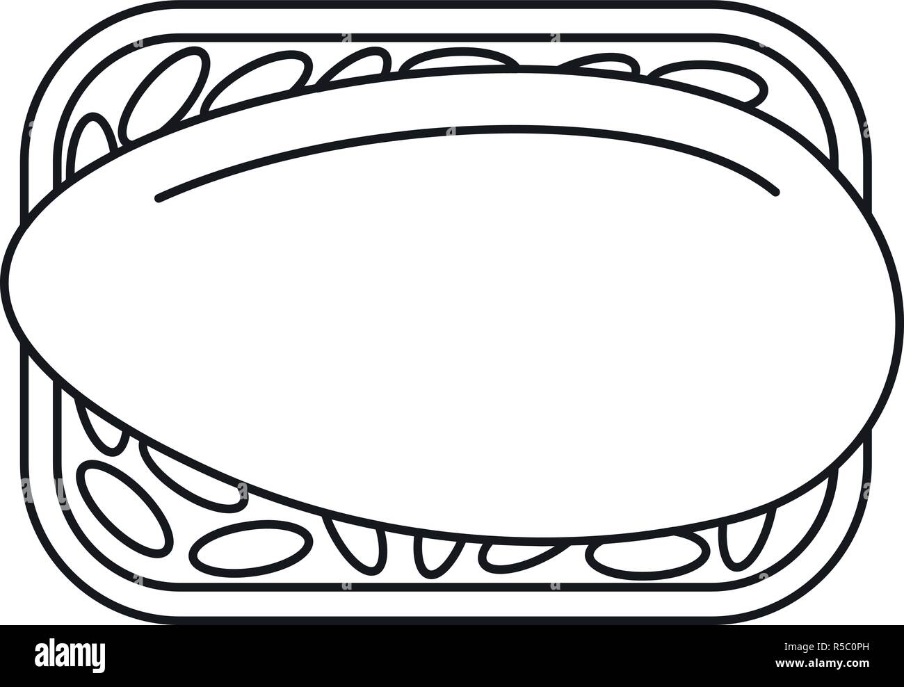 Japan sushi icon. Outline japan sushi vector icon for web design ...