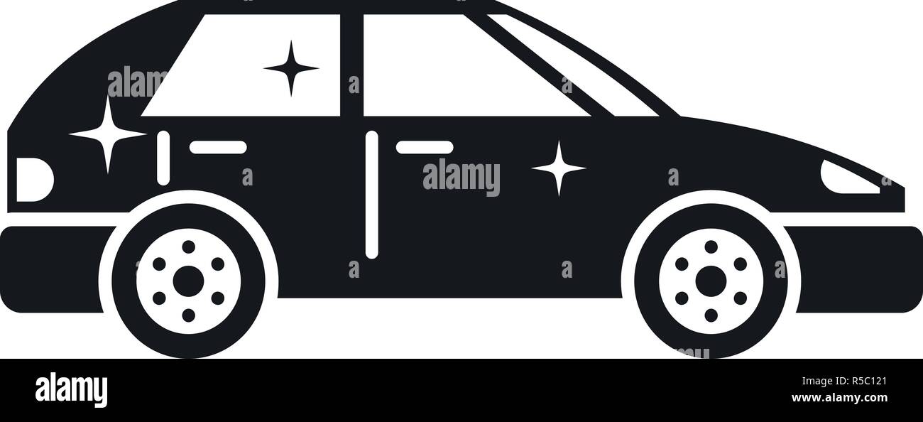 Clean car icon. Simple illustration of clean car vector icon for web ...