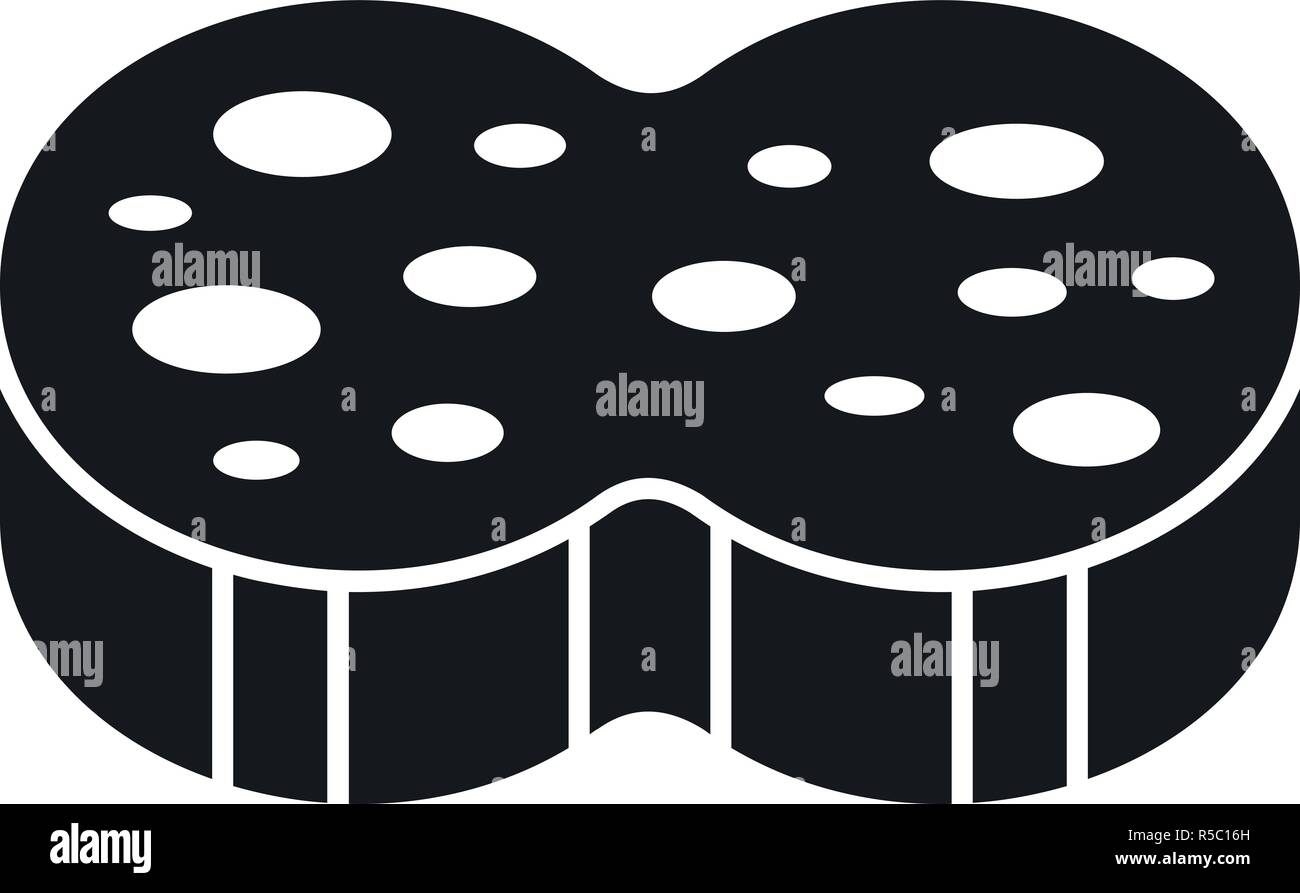 Sponge wash icon. Simple illustration of sponge wash vector icon for ...