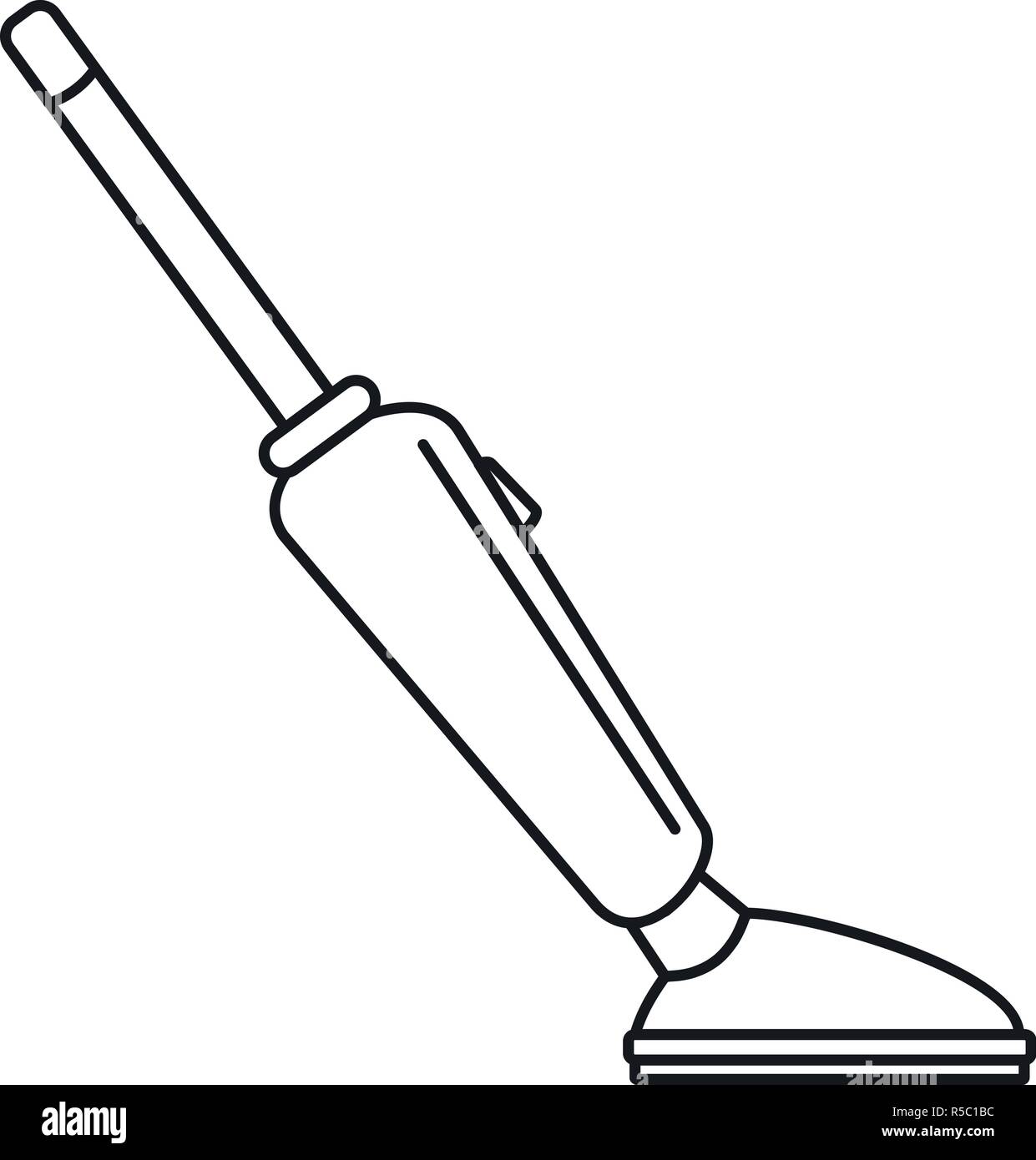 Car vacuum cleaner icon. Outline car vacuum cleaner vector icon for web ...